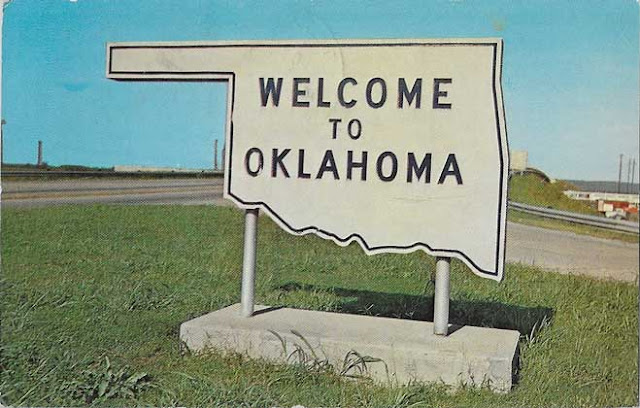 *Postcard Gems: Welcome to Oklahoma