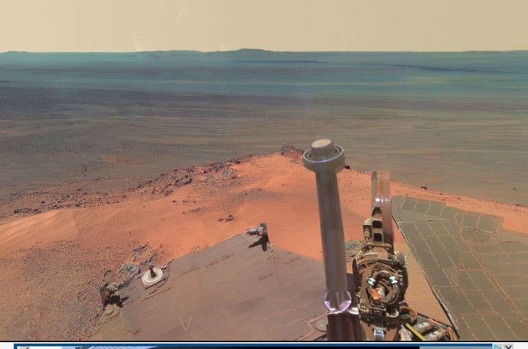 Saberpoint: Full Screen, Panoramic View of Mars