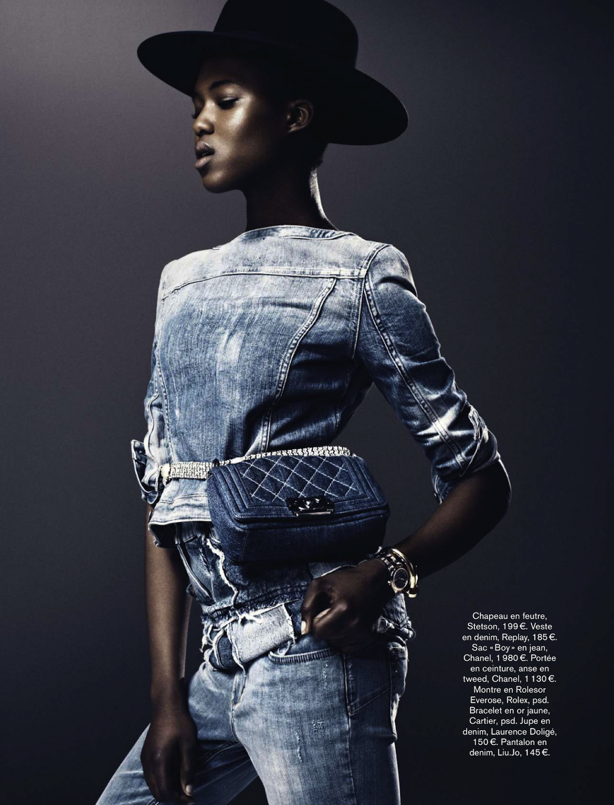 radical denim: ataui deng and alima fofana by vanmossevelde+n for ...