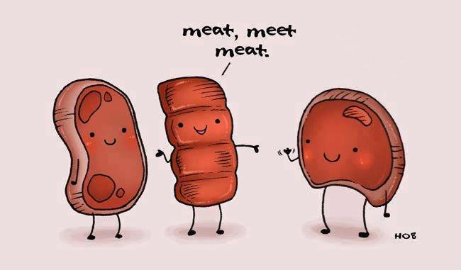 Meat Meet Meat - Funny Pictures to Share