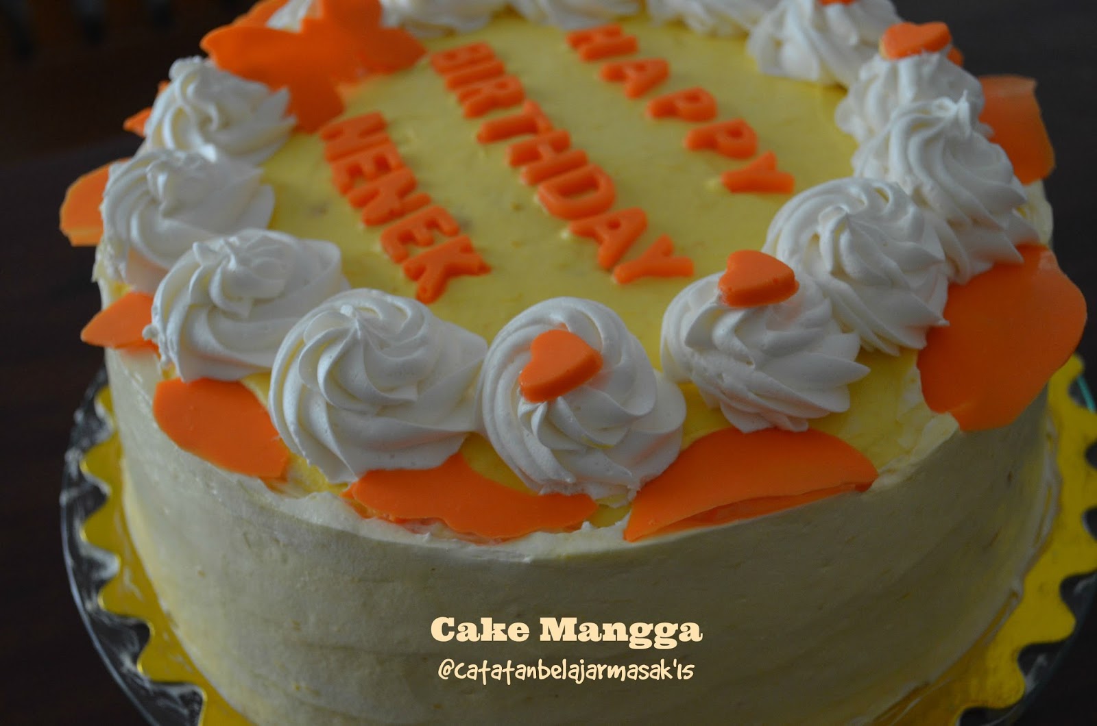 Cake Mangga | Catatan Belajar Masak