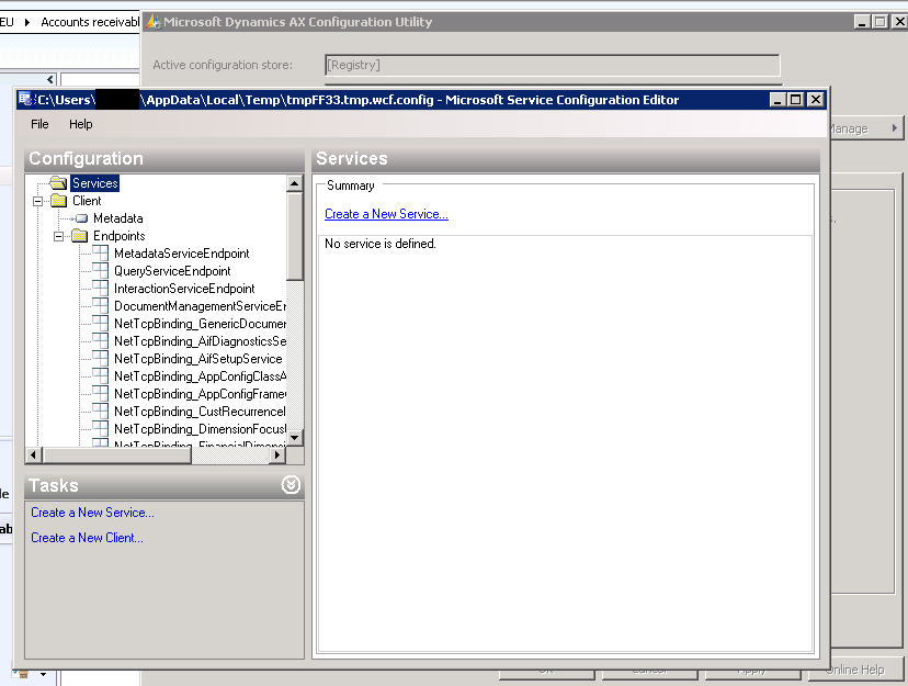 DAX Dude - Dynamics AX: AX 2012 WCF Error: 'The specified client configuration does not contain ...