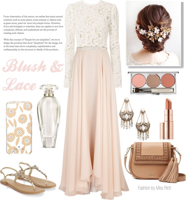 Blush and Lace - combination to try - Miss Rich