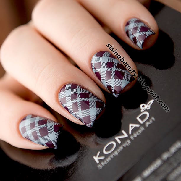SISINA BEAUTY: Обзор плитки для стемпинга Konad SQUARE image plate 13