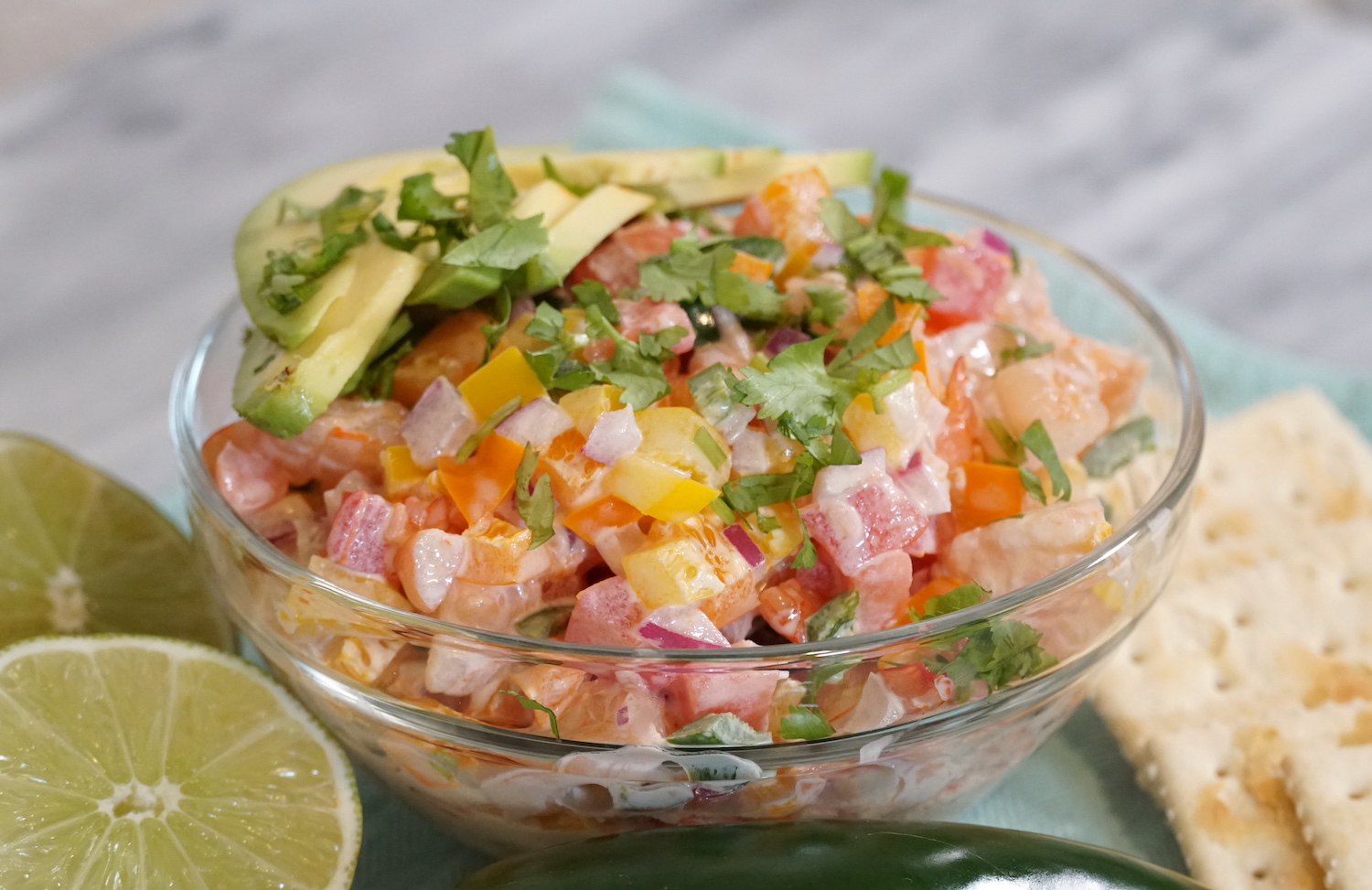 Tostadas de Ceviche de Camarón - Mi Cocina Rápida