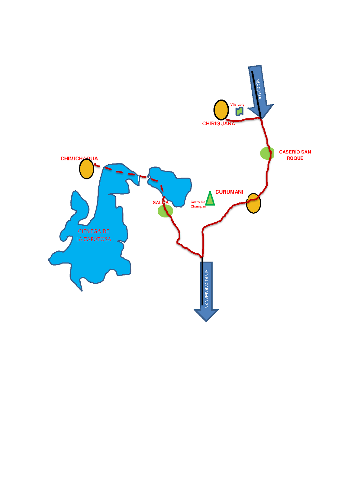 RUTA DE LA CULTURA MALÍBÚ, EL RIÓ CESAR Y LA ZAPATOSA ~ COMPLEJO LA ...