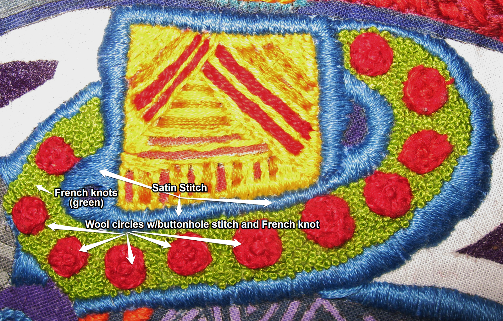 Quilter Beth's Blog: Extreme Embroidery (Tail Detail)