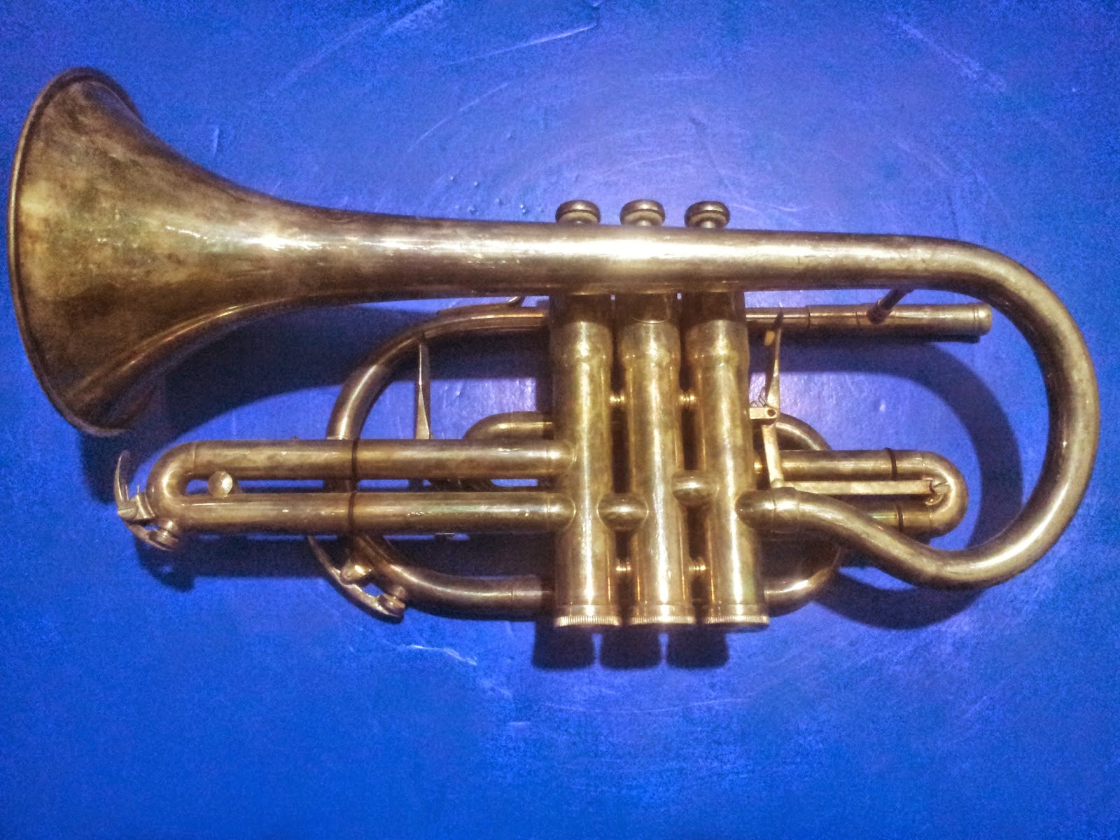 silvium antiques: Vintage Besson Trumpet; Made in England