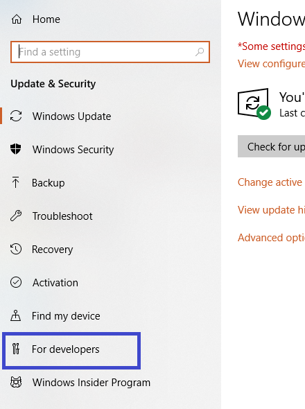 How to Enable Developer mode in Windows 10
