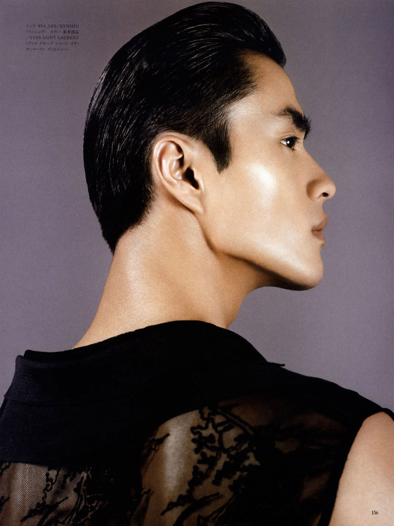 ASIAN MODELS BLOG: EDITORIAL: Zhao Lei in Vogue Homme Japan #6, Spring 2011