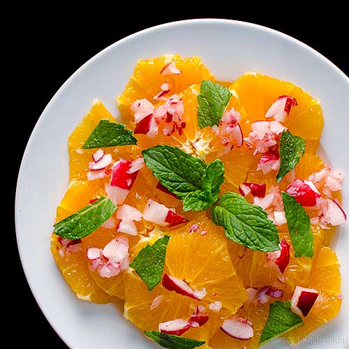 Kitchen Riffs: Moroccan Orange and Radish Salad