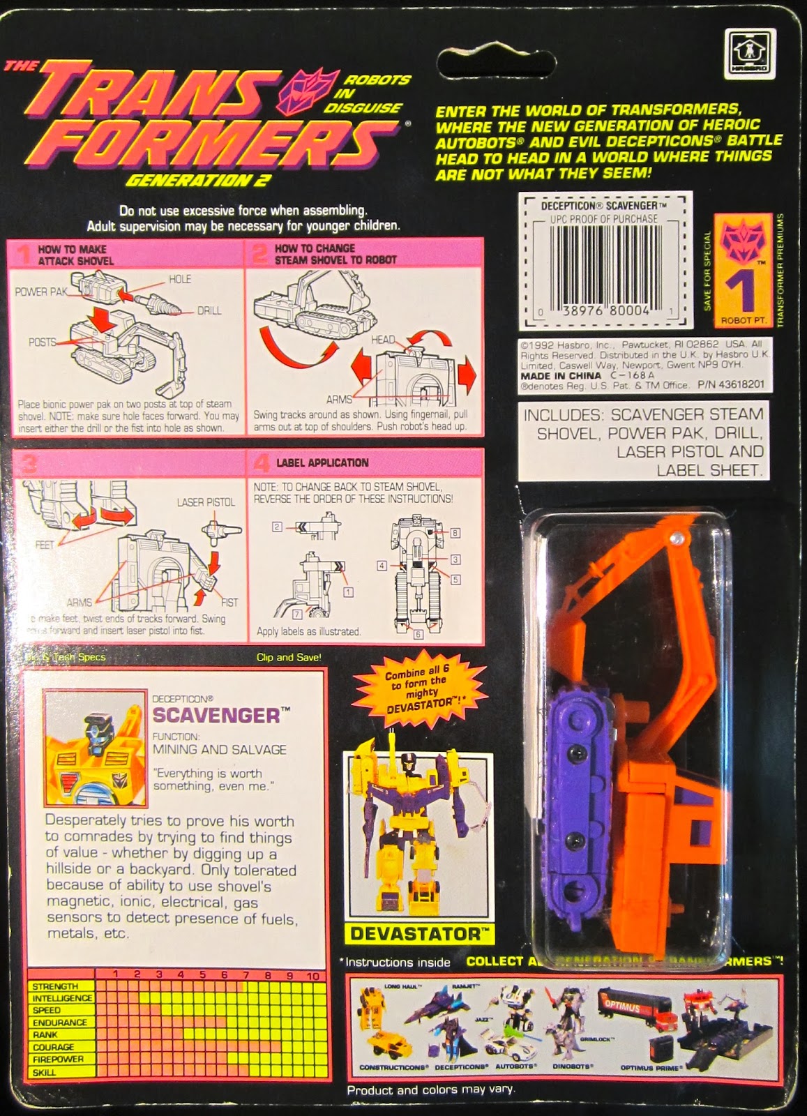 A Transformers Blog - My Life In Collecting: G2 Orange MOSC ...