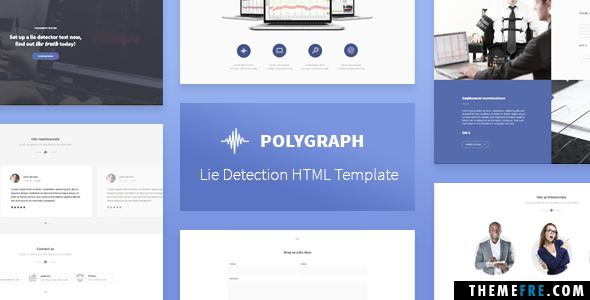 Brantley Riley Polygraph - Lie Detection HTML Template business ...