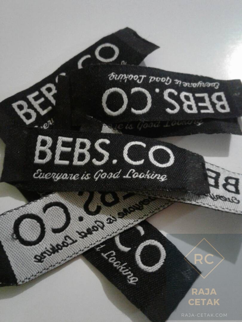 Buat Label Baju Woven atau Brand Pakaian, Hijab, Tas dll