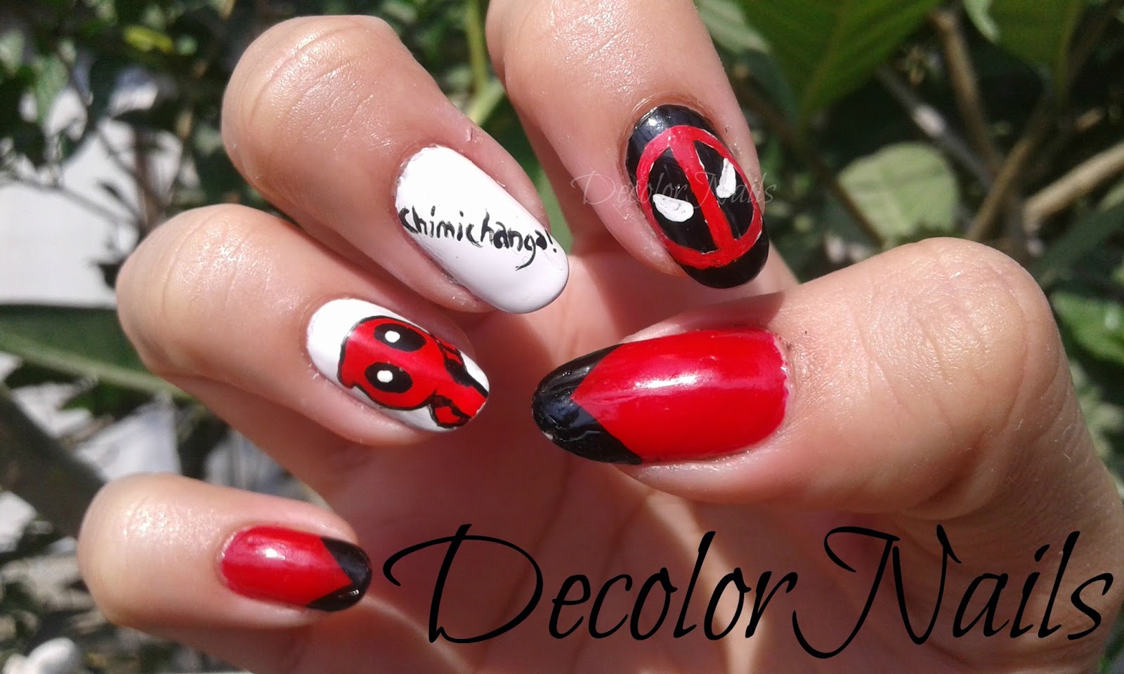 Decolornails : Deadpool