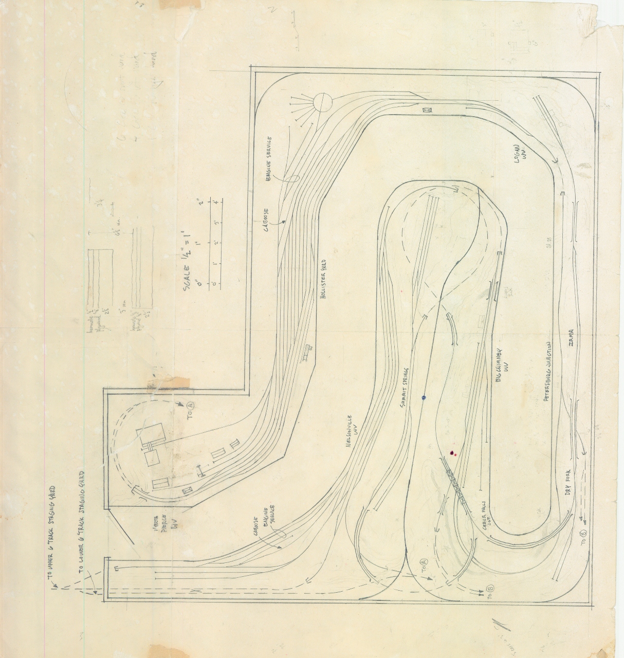 Chesapeake, Wheeling and Erie Railroad: Track Plan for the Chesapeake ...