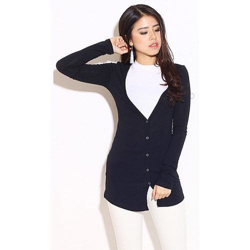 27 Koleksi Model Baju Cardigan Batik Lengan Panjang / Pendek Wanita ...