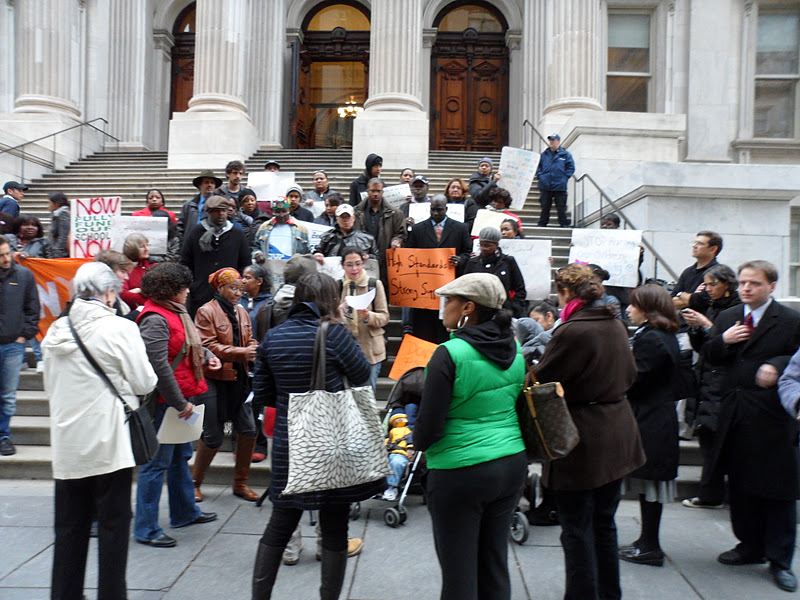 Advocates for Change: PS 181 Save Our School rally Tweed Courthouse 11 ...