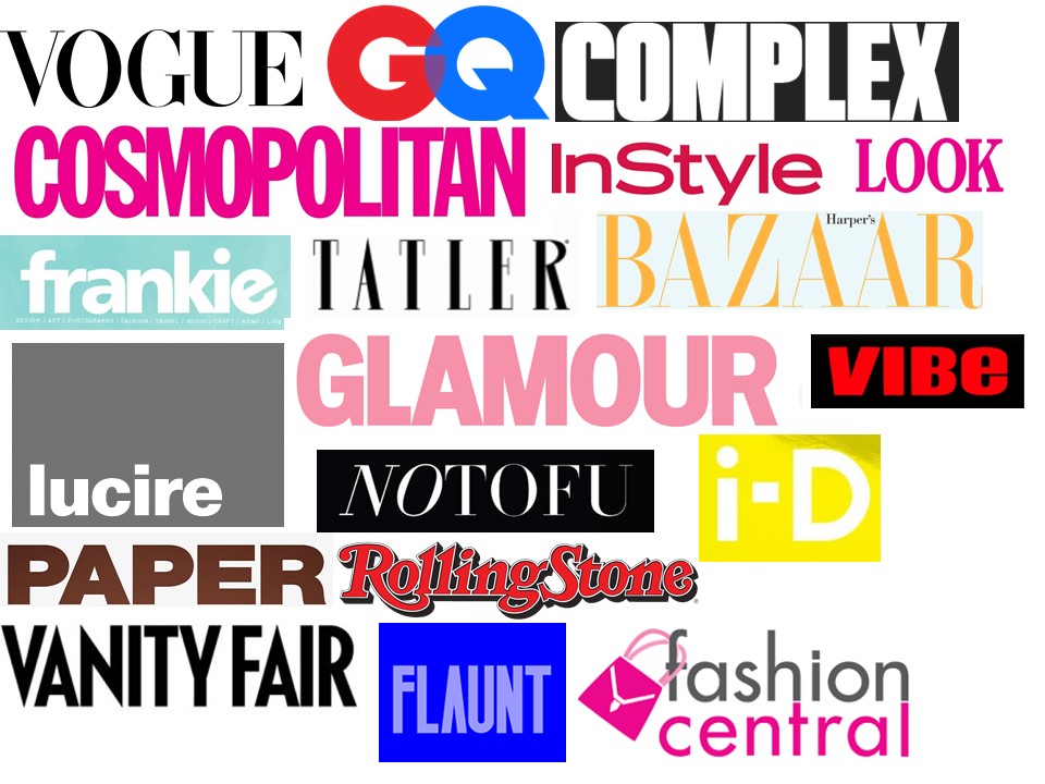 Prelim: Magazine Fonts Moodboard