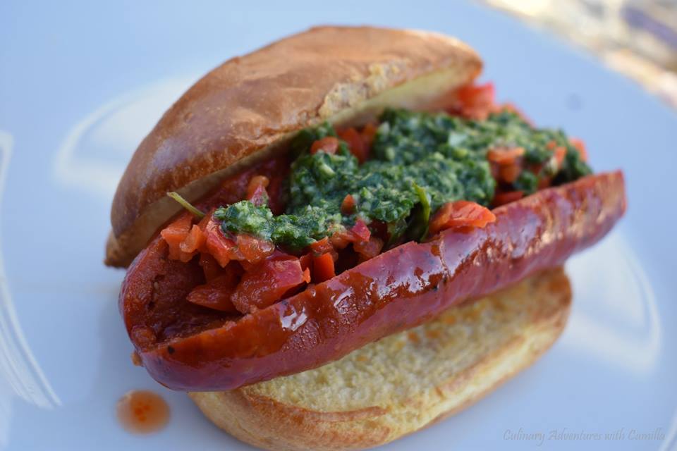 Choripán #CookingAroundtheWorldAdventure