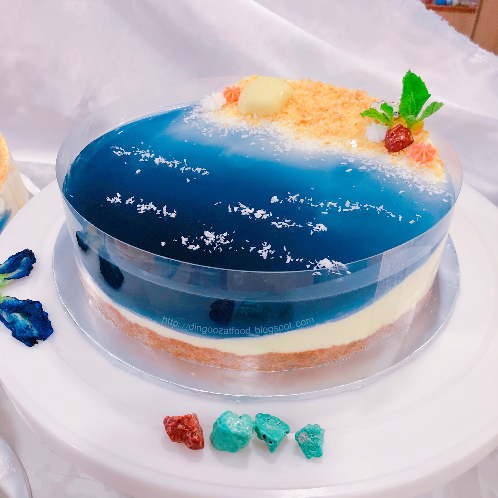 Miki's Food Archives : Creative Ocean Theme Mousse Cheesecake ...
