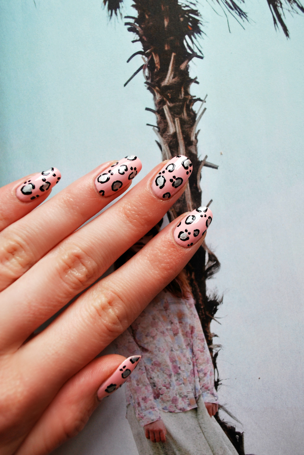 easy leopard print nail art: — Caroline Burke | Burkatron