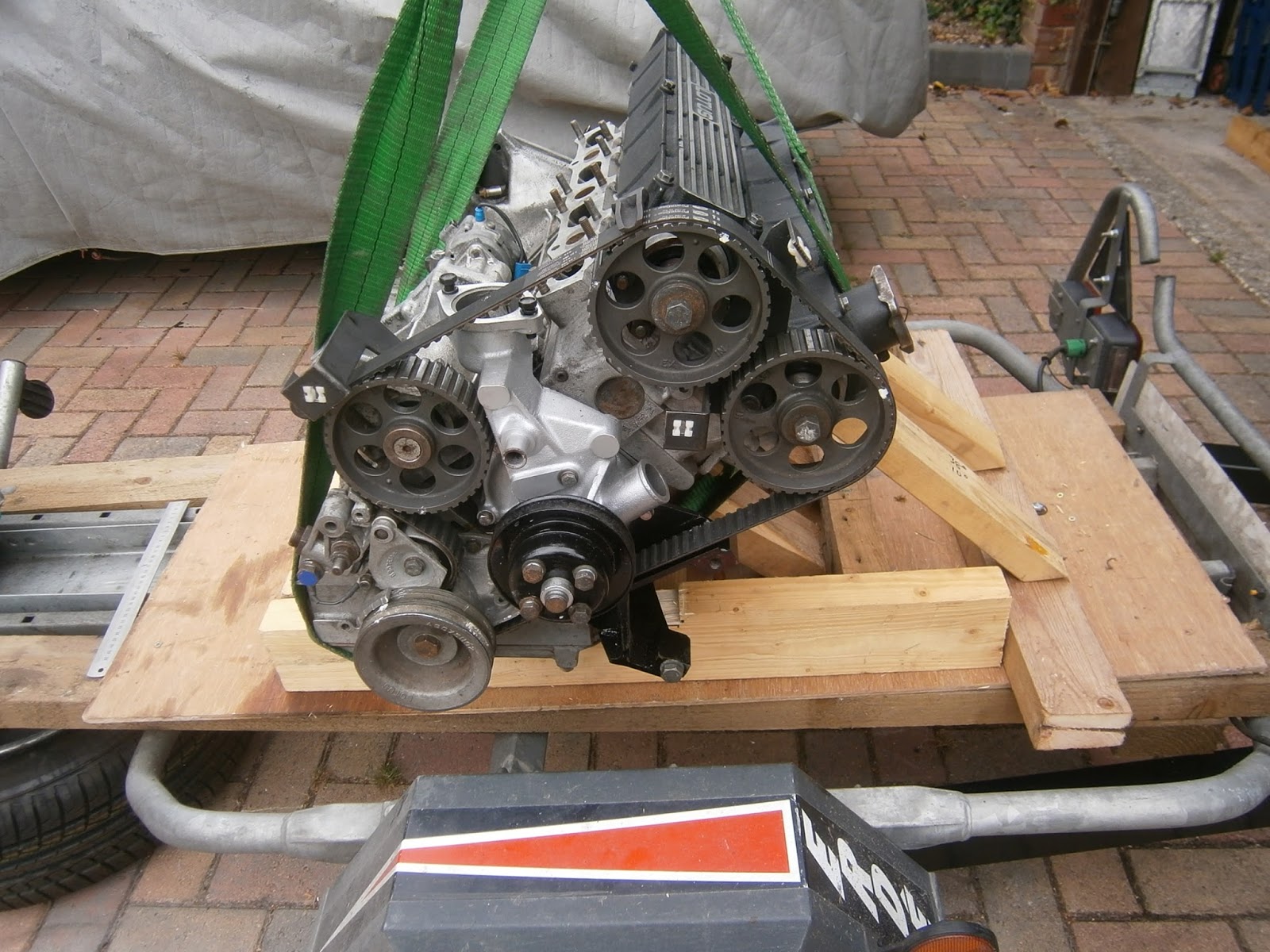 Lotus Excel Restoration: Lotus 912 motor: Machining the crank ...