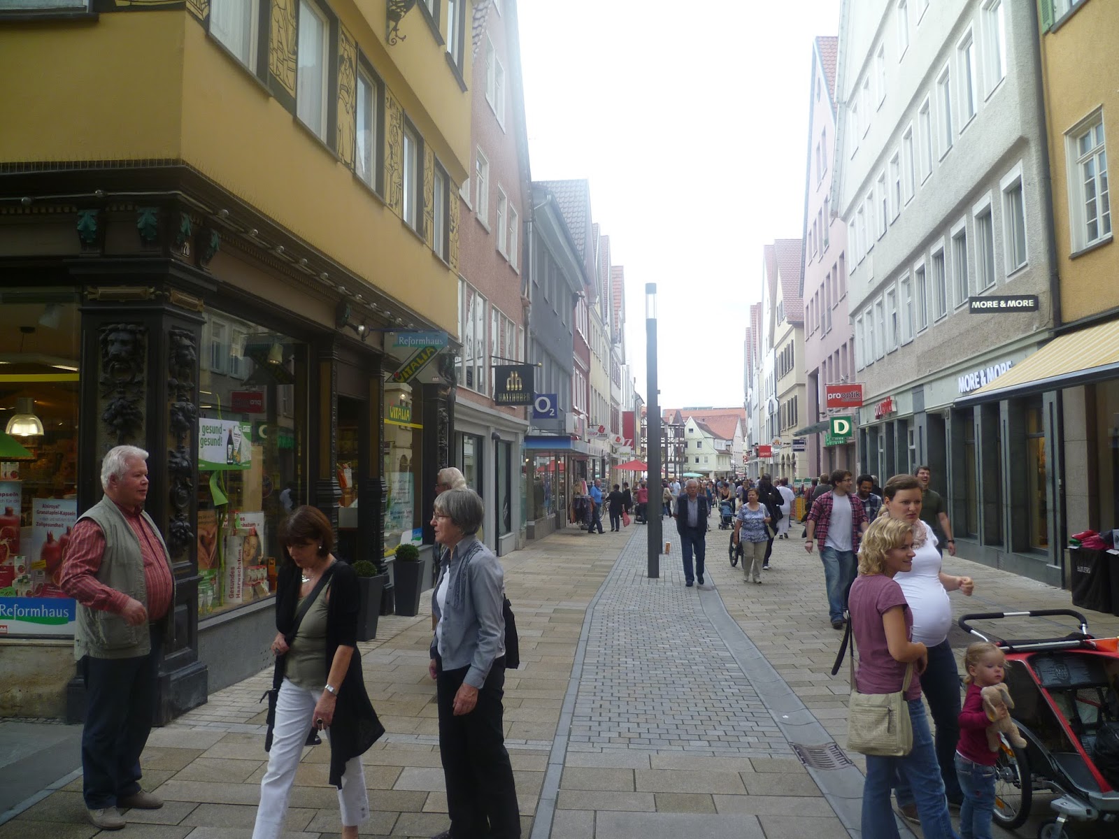 BILDERTANZ: Mittlere Wilhelmstraße: In Richtung Marktplatz - Heute und ...