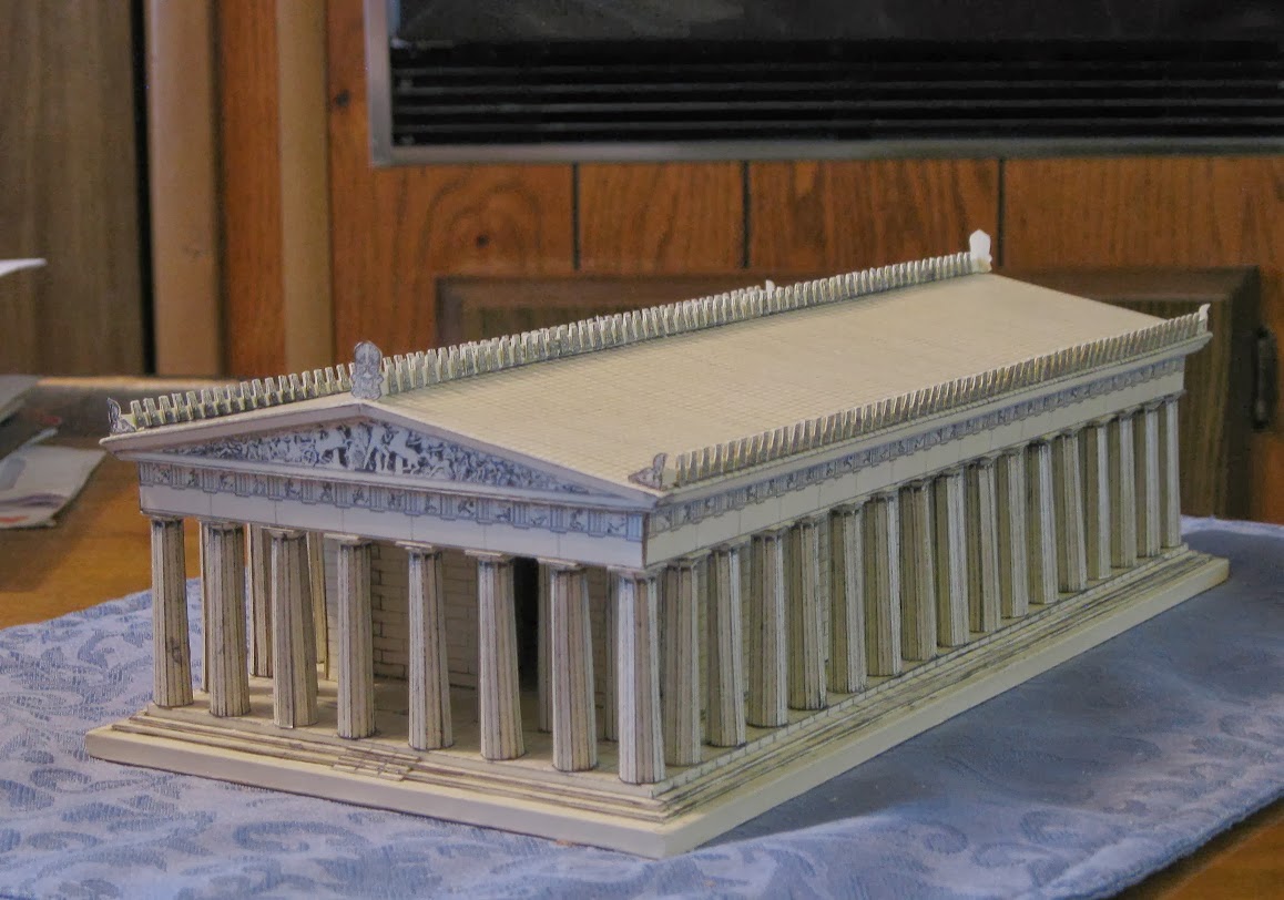 Jim's Junk!: Paper Landmarks Parthenon card stock model kit; Not for ...
