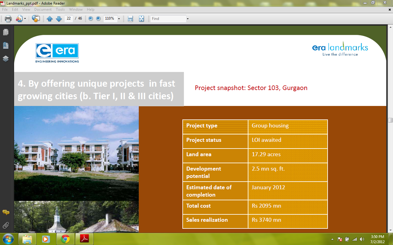 Era Landmarks - Redwood Residency Fbd Sec 78: ERA LANDMARKS Sec-103 Ggn ...
