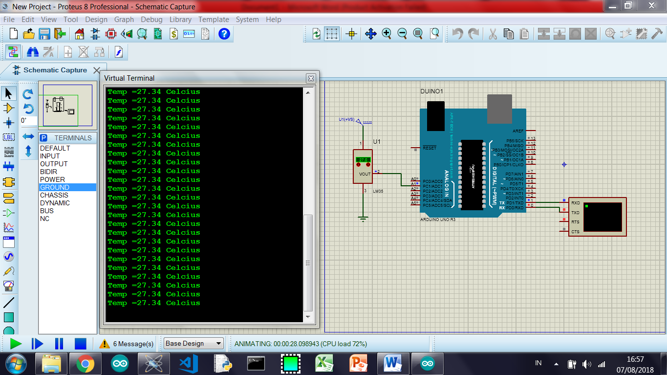 How to Program LM35 in Arduino-Proteus Simulation - SEEVER BLOG