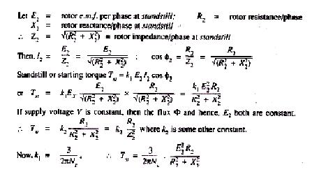 A "MEDIA TO GET" ALL DATAS IN ELECTRICAL SCIENCE...!!: STARTING TORQUE ...