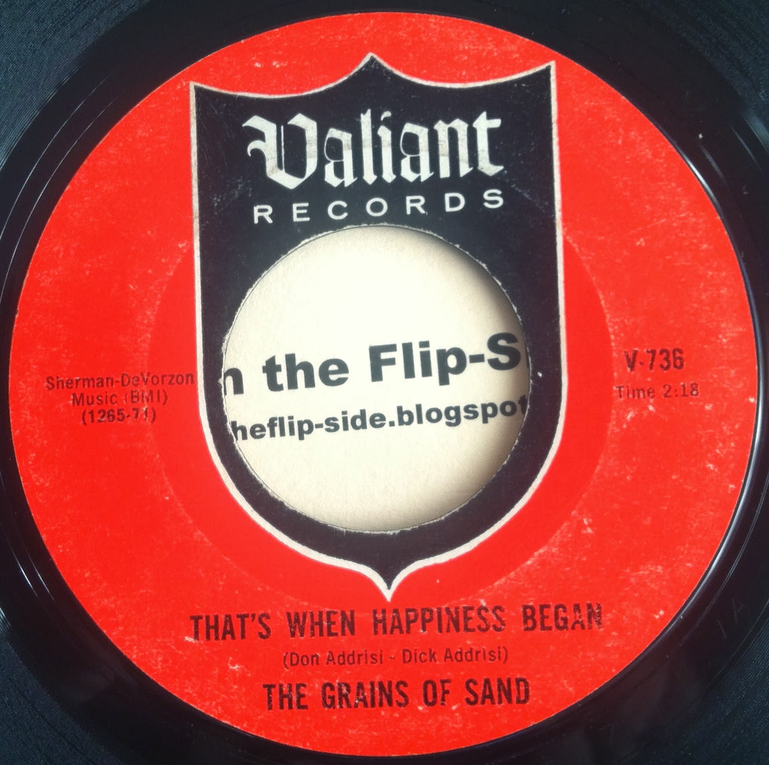 ON THE FLIP-SIDE: Southern California Spotlight: The Grains Of Sand ...