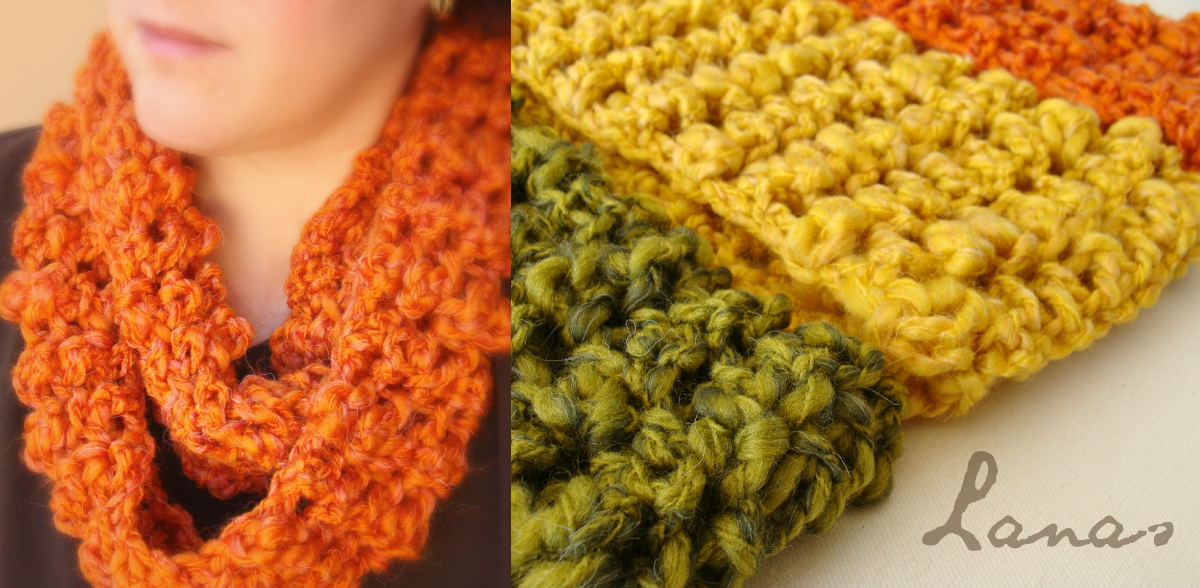 Lanas de Ana: Soft Infinity with Bulky yarn