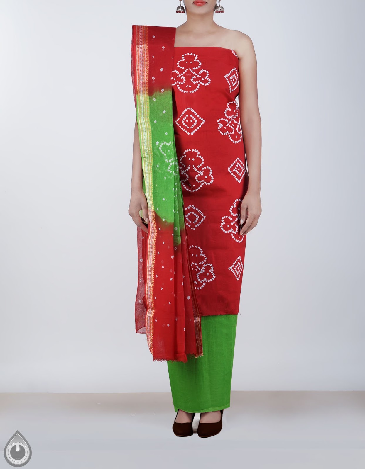 Indian Crafts: TRADITIONAL INDIAN PURE HANDLOOM BANDHANI SALWARS FROM ...