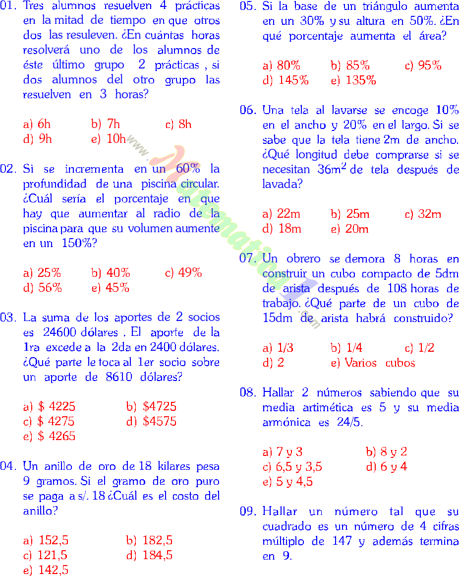 Problemas matematicos para primaria - Imagui