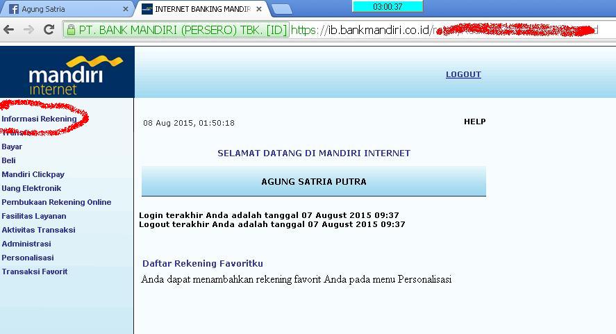 Cara Cek Saldo Menggunakan Mandiri Internet banking | Informasi Terbaru ...