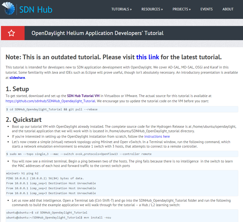 YHH's Lab: OpenDaylight安裝與Mininet拓樸