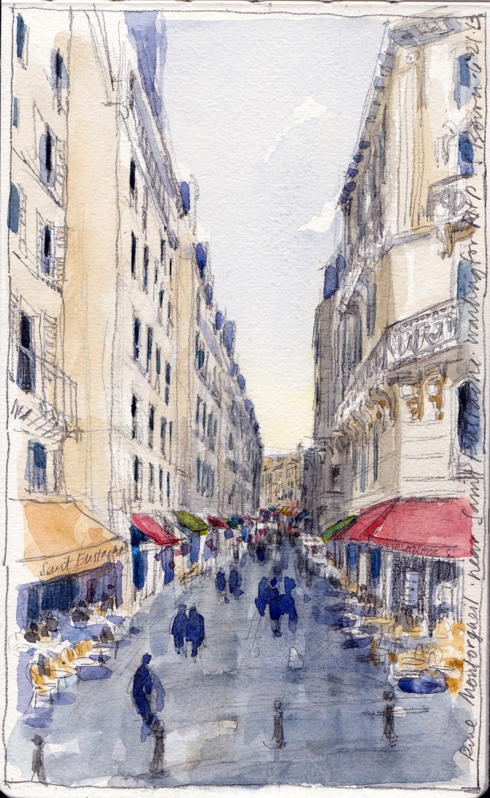 Drawing Perspectives: Back to Rue Montorgueil