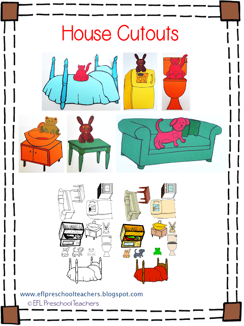 ESL/EFL Preschool Teachers: House Unit Worksheets and more for the ...