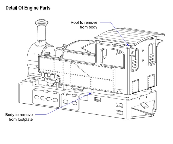Model Engine Works: 00n3 Clogher Valley Sharp Stewart Engine