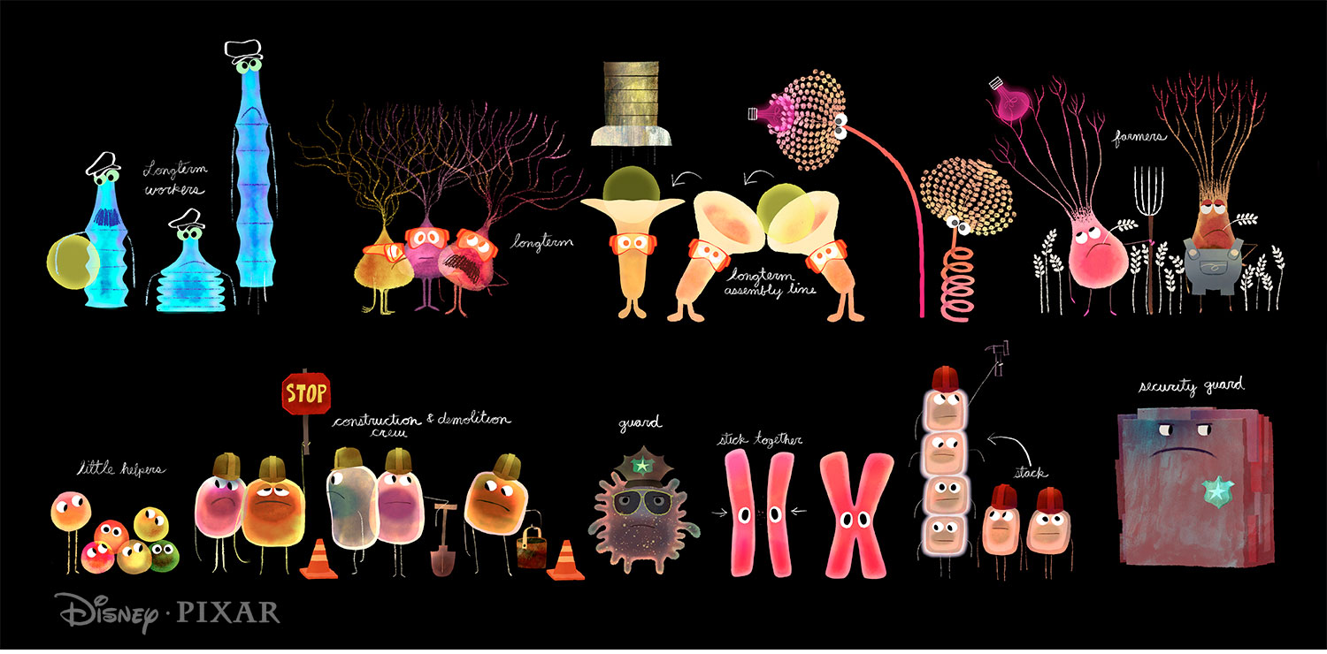 Cartoon Concept Design: Inside Out Concept Art Disney Pixar Part 1