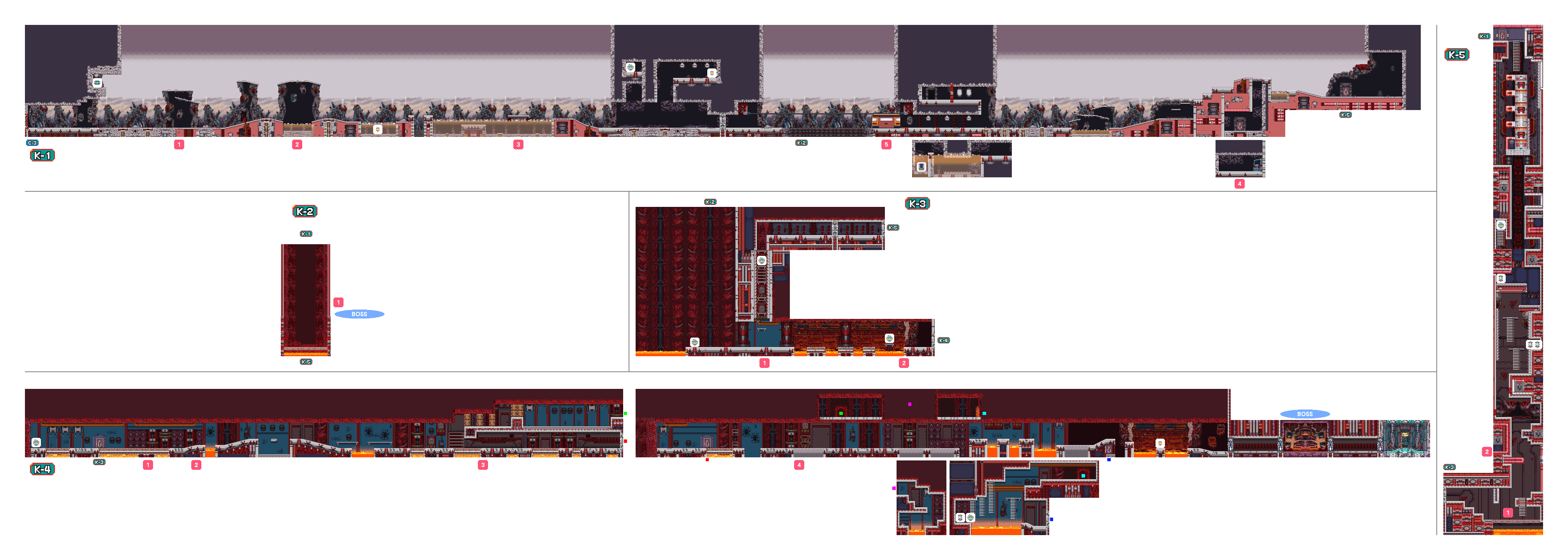 ROCKMAN ZX MAP AREA K - RMMH洛克人回憶之館