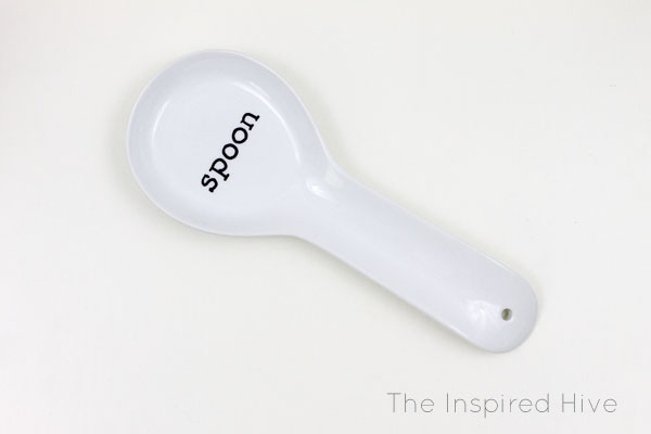 Decorate your own spoon rest - Monthly DIY Challenge | The Inspired Hive
