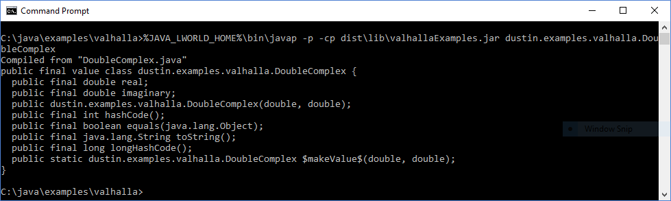Inspired by Actual Events: Project Valhalla: A First Look at L-World Value Types