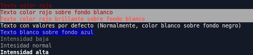 Python 3 para impacientes: Dar color a las salidas en la consola