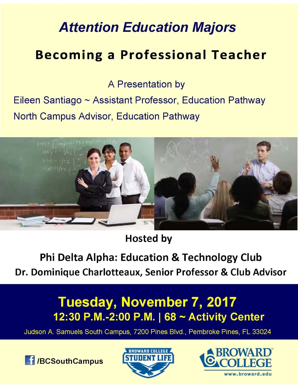 Broward College's Education Pathway: Becoming a Teacher - Presentation ...