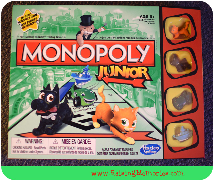 The New Monopoly Junior! (Mommy Daughter Date & Family Game Night )