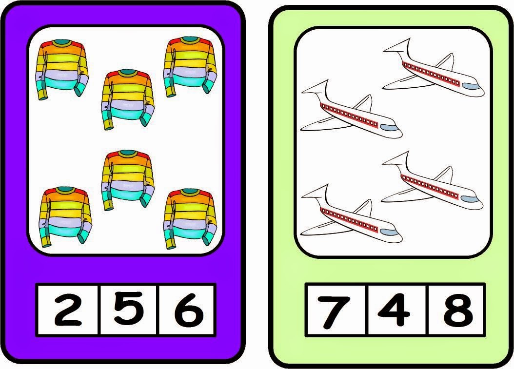 El blog de la seño Loli: TARJETAS PARA CONTAR