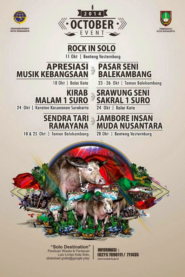 Acara Bulan Oktober 2014 di Solo - Sharenesia.com